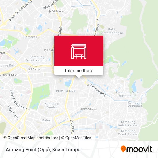 Ampang Point (Opp) stop - Routes, Schedules, and Fares
