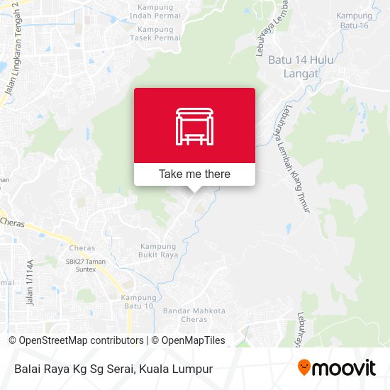 Bagaimana untuk pergi ke Balai Raya Kg Sg Serai di Majlis Perbandaran ...