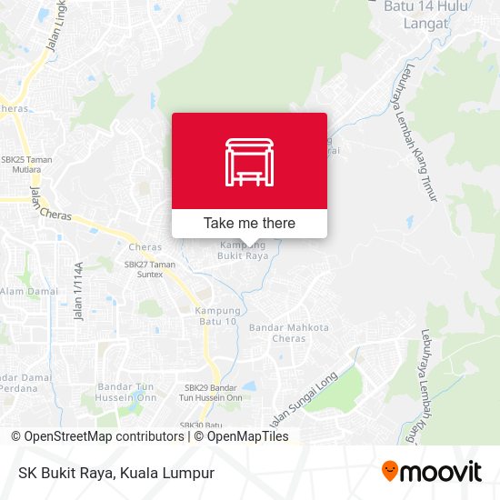 Bagaimana untuk pergi ke SK Bukit Raya di Majlis Perbandaran Kajang ...