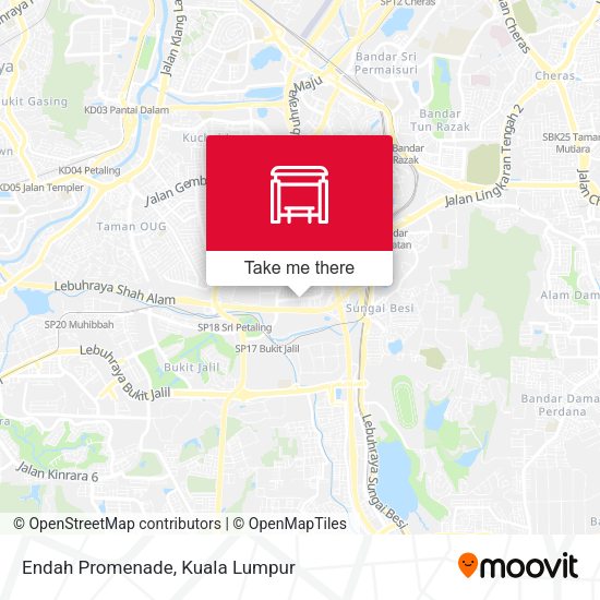 How to Get to Endah Promenade in Kuala Lumpur by Bus, MRT & LRT or ...
