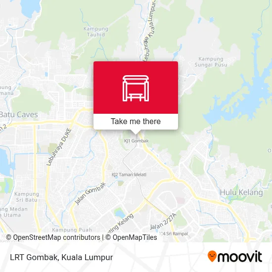 LRT Gombak stop - Routes, Schedules, and Fares