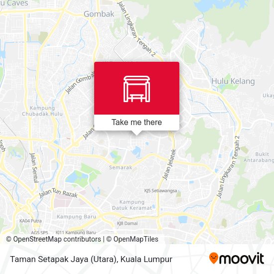 How to Get to Taman Setapak Jaya (Utara) in Kuala Lumpur by Bus, MRT ...