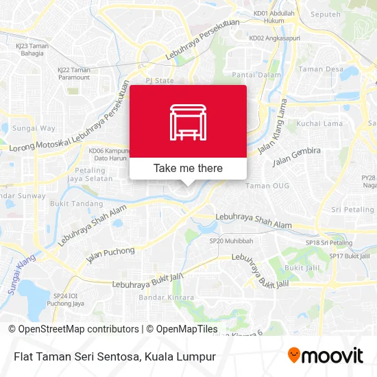Flat Taman Seri Sentosa stop - Routes, Schedules, and Fares