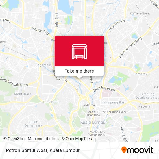 How to Get to Petron Sentul West in Kuala Lumpur by Bus, MRT & LRT or ...