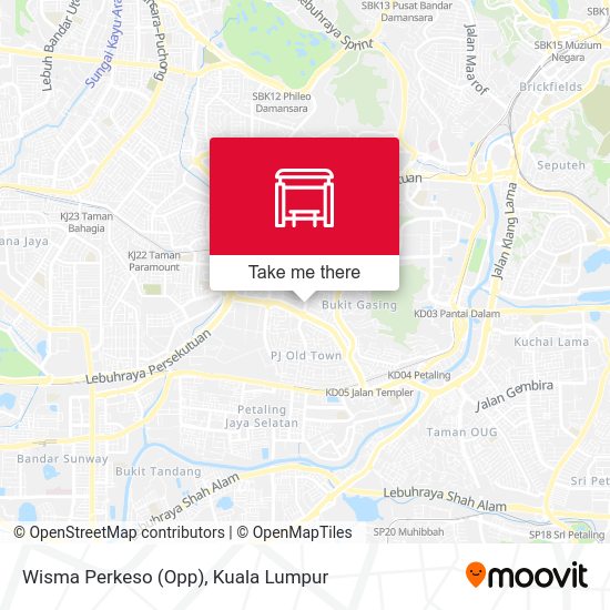 How to Get to Wisma Perkeso (Opp) in Petaling by Bus, MRT & LRT or Train?