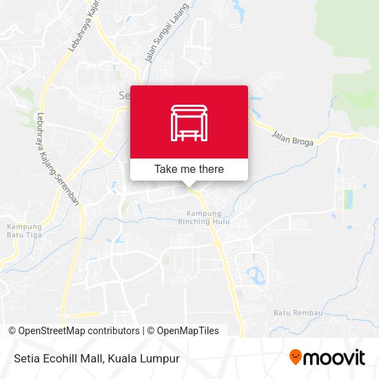 Bagaimana untuk pergi ke Kj622 Setia Ecohill Mall di Majlis Perbandaran Kajang menggunakan bas ...