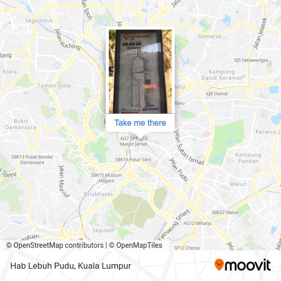 Berhenti Hab Lebuh Pudu - Laluan, Jadual Perkhidmatan, dan Tambang