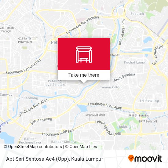 Apt Seri Sentosa Ac4 (Opp) stop - Routes, Schedules, and Fares
