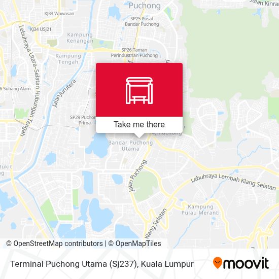 Terminal Puchong Utama (Sj237) - Laluan, Jadual Perkhidmatan, dan Tambang