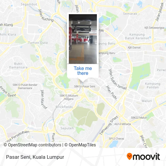 Pasar Seni station - Routes, Schedules, and Fares