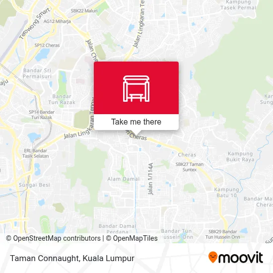 Taman Connaught station - Routes, Schedules, and Fares