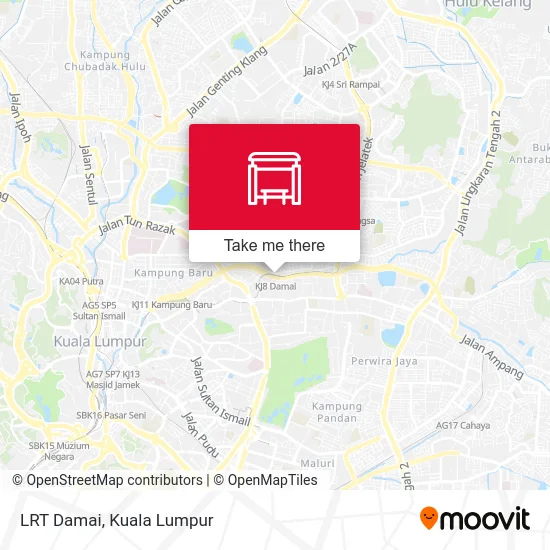 LRT Damai - Laluan, Jadual Perkhidmatan, dan Tambang
