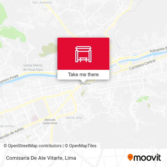 Comisaria De Ate Vitarte parada - Rutas, horarios y tarifas