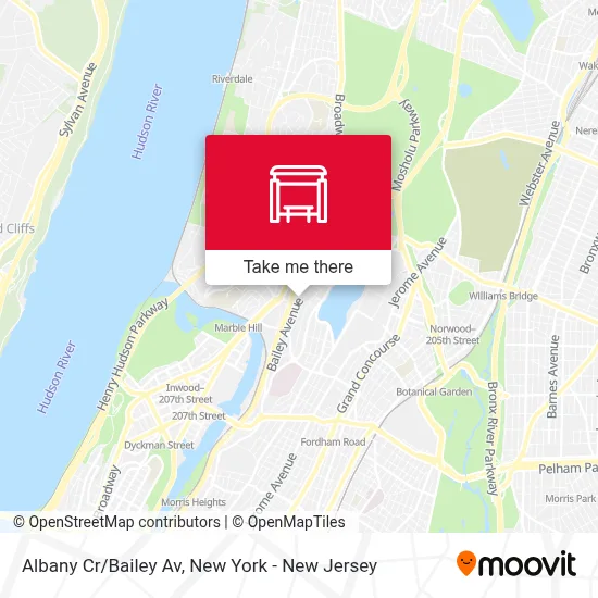 Albany Cr/Bailey Av - Rutas, horarios y tarifas