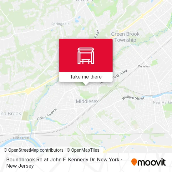 Boundbrook Rd at John F. Kennedy Dr - Rutas, horarios y tarifas