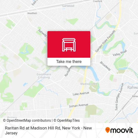 Raritan Rd at Madison Hill Rd - Rutas, horarios y tarifas