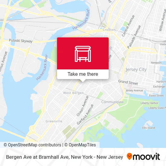 Bergen Ave at Bramhall Ave - Rutas, horarios y tarifas
