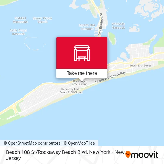 Beach 108 St / Rockaway Beach Blvd stop - Routes, Schedules, and Fares
