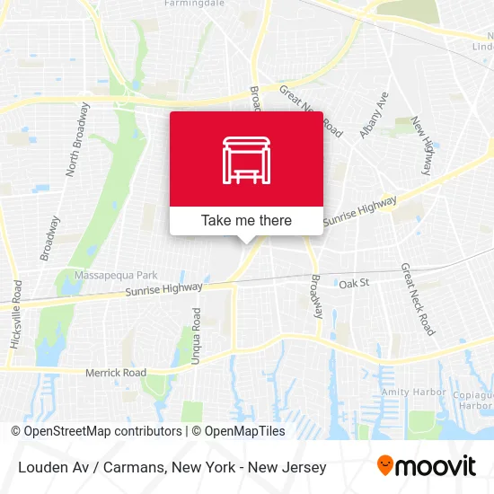 Louden Av / Carmans stop - Routes, Schedules, and Fares