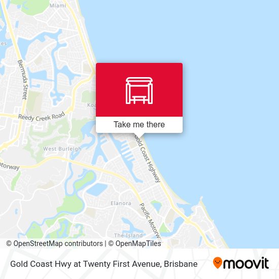 Gold Coast Hwy at Twenty First Avenue stop - Routes, Schedules, and Fares