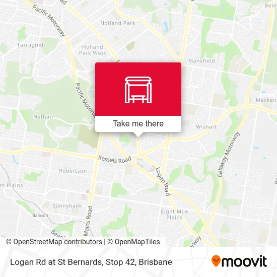 Logan Rd at St Bernards, Stop 42 stop - Routes, Schedules, and Fares