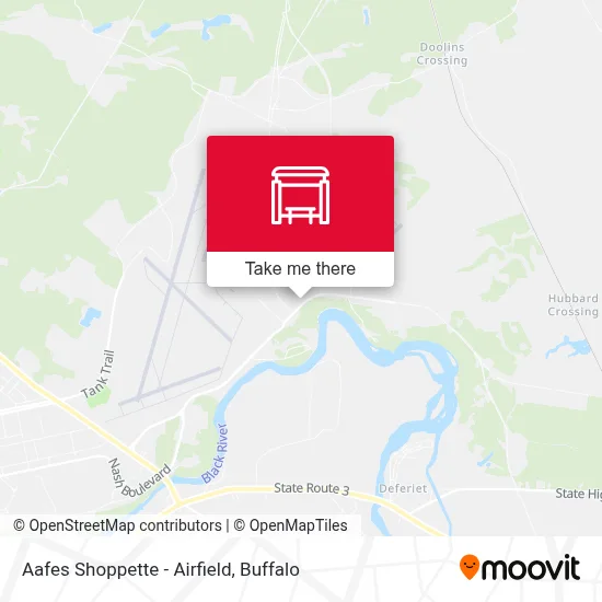 Aafes Shoppette - Airfield parada - Rutas, horarios y tarifas