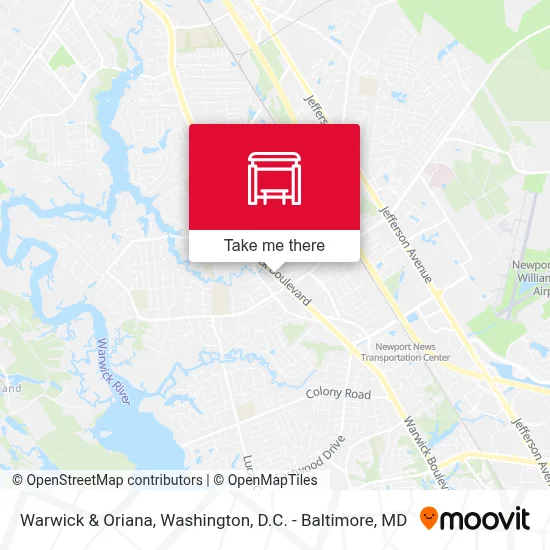 Warwick & Oriana stop - Routes, Schedules, and Fares