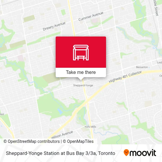 Sheppard-Yonge Station at Bus Bay 3 / 3a - Routes, Schedules, and Fares