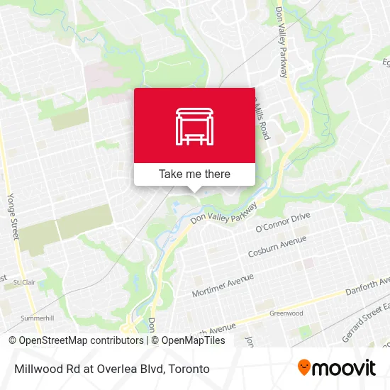 Millwood Rd at Overlea Blvd - Routes, Schedules, and Fares