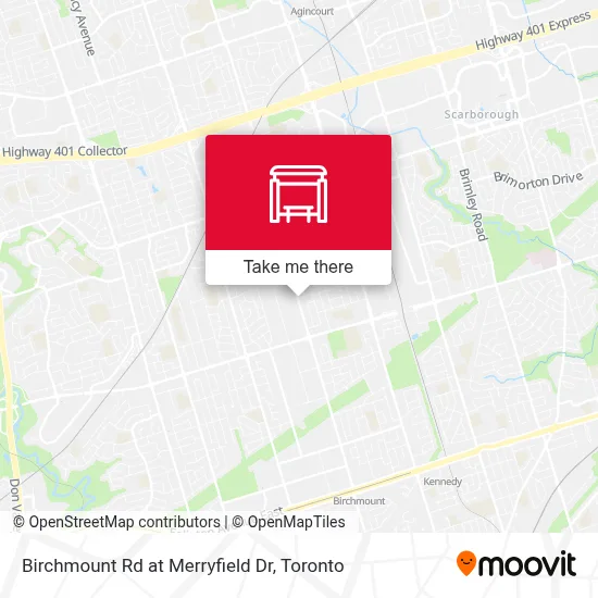 Birchmount Rd at Merryfield Dr - Routes, Schedules, and Fares