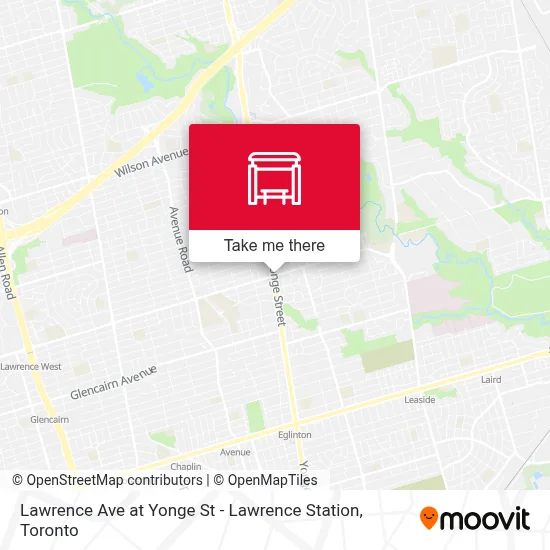 Lawrence Ave at Yonge St - Lawrence Station - Routes, Schedules, and Fares