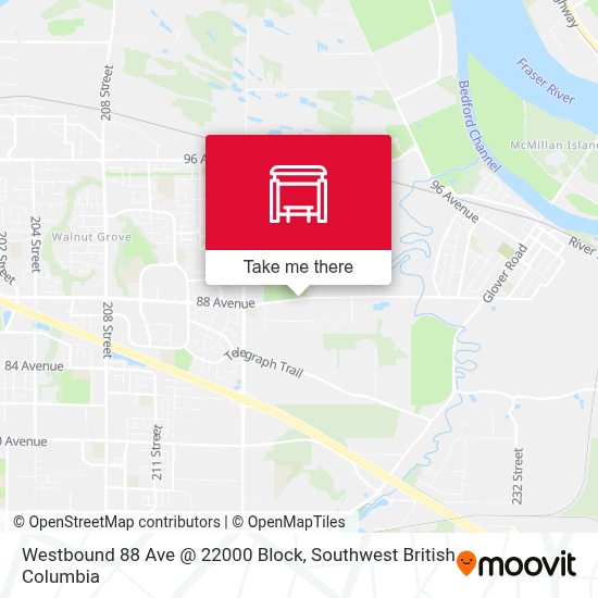 Westbound 88 Ave @ 22000 Block arrêt - Itinéraires, horaires et tarifs