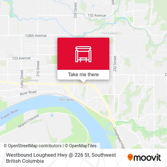 Westbound Lougheed Hwy @ 226 St stop - Routes, Schedules, and Fares