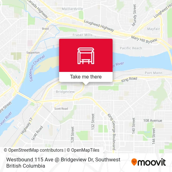 Westbound 115 Ave @ Bridgeview Dr arrêt - Itinéraires, horaires et tarifs