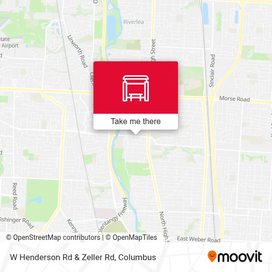 W Henderson Rd & Zeller Rd stop - Routes, Schedules, and Fares