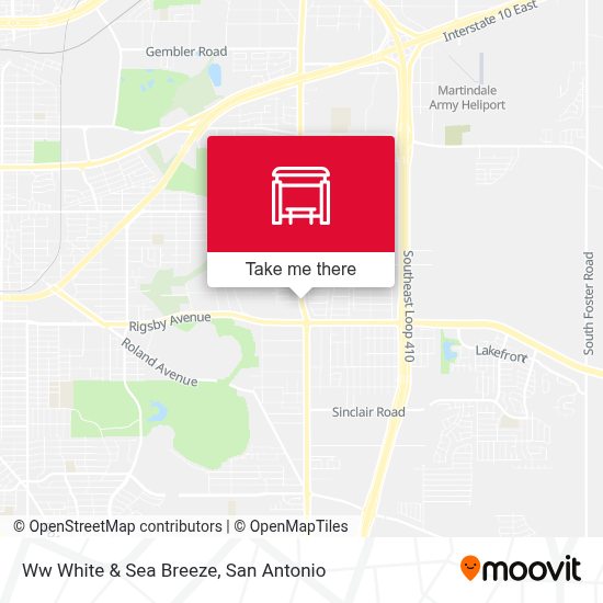 ¿Cómo llegar a Ww White & Sea Breeze en San Antonio en autobús?