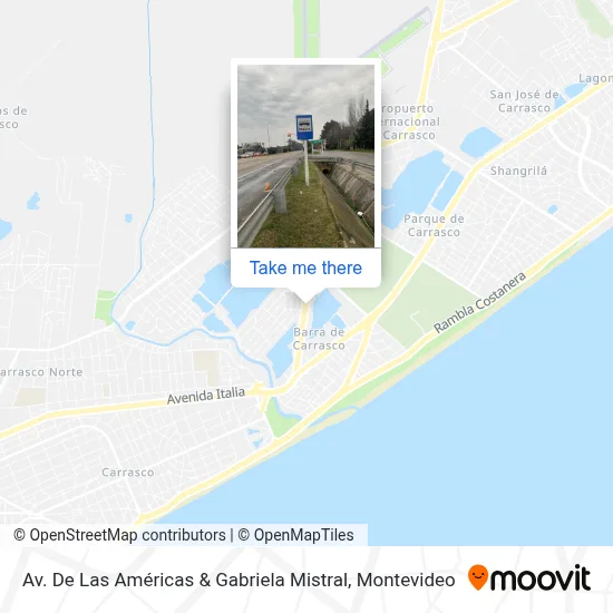 Av. De Las Américas & Gabriela Mistral - Rutas, horarios y tarifas