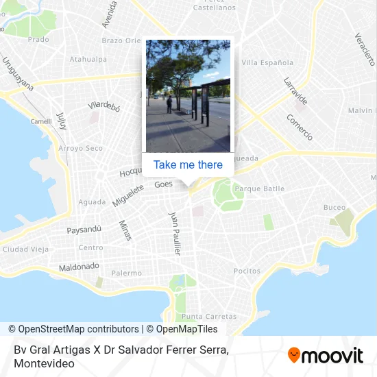 Bv Gral Artigas X Dr Salvador Ferrer Serra parada - Rutas, horarios y ...