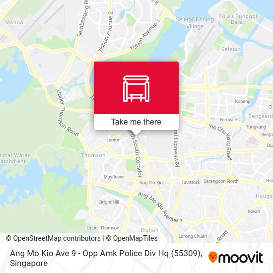Ang Mo Kio Ave 9 - Opp Amk Police Div Hq (55309) stop - Routes ...