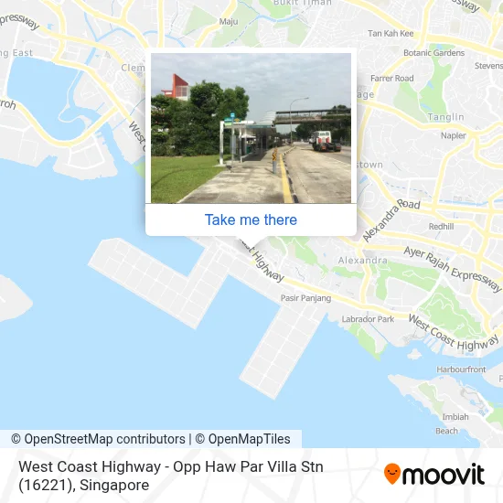 West Coast Highway - Opp Haw Par Villa Stn (16221) stop - Routes ...