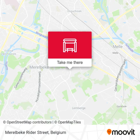 Merelbeke Ruiterstraat - Itinéraires, horaires et tarifs