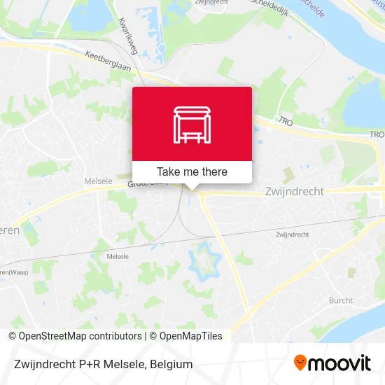 Zwijndrecht P+R Melsele - Itinéraires, horaires et tarifs