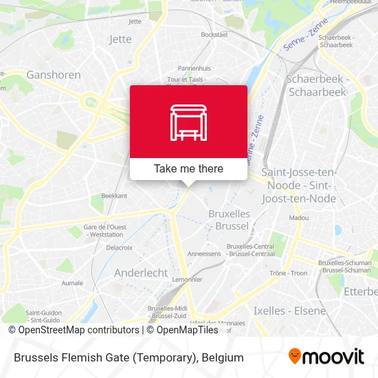 Brussels Flemish Gate (Temporary) - Routes, Schedules, and Fares