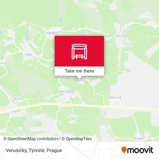 Verušičky, Týniště - Routes, Schedules, and Fares