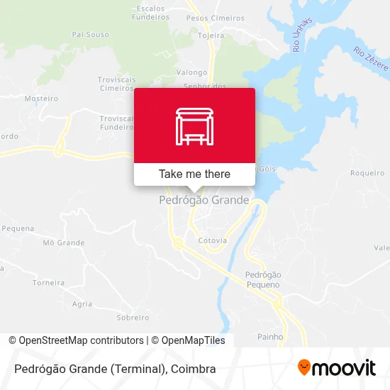 Pedrógão Grande (Terminal) stop - Rotas, Horários e Preços