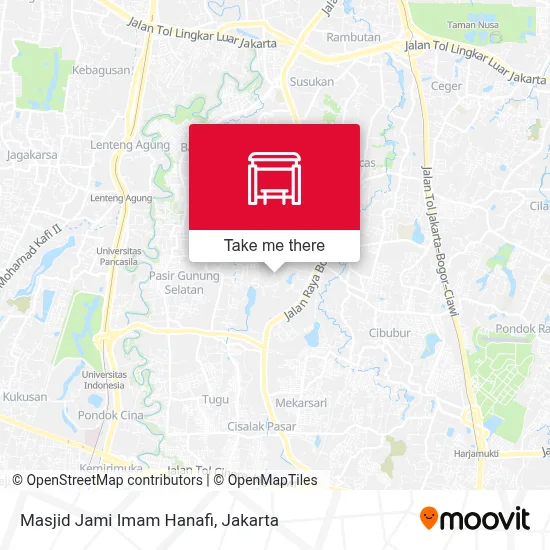 Masjid Jami Imam Hanafi - Routes, Schedules, and Fares