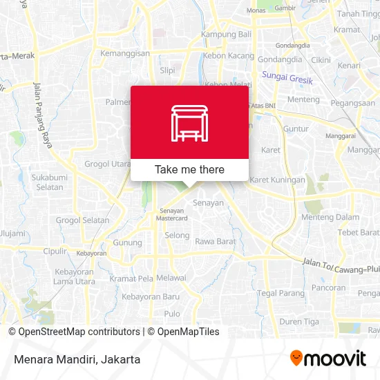 Menara Mandiri stop - Routes, Schedules, and Fares