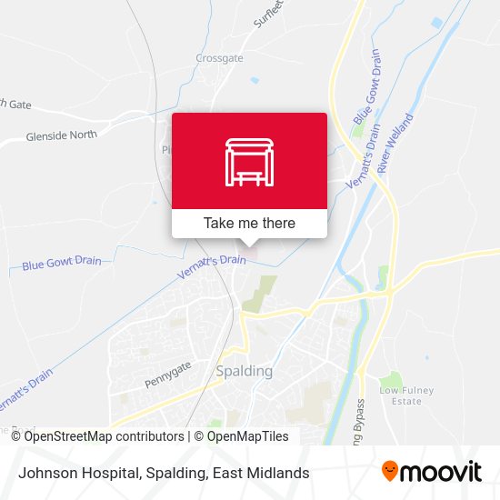 Johnson Hospital, Spalding stop - Routes, Schedules, and Fares