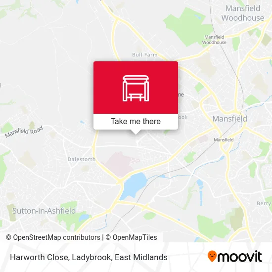 Harworth Close, Ladybrook stop - Routes, Schedules, and Fares