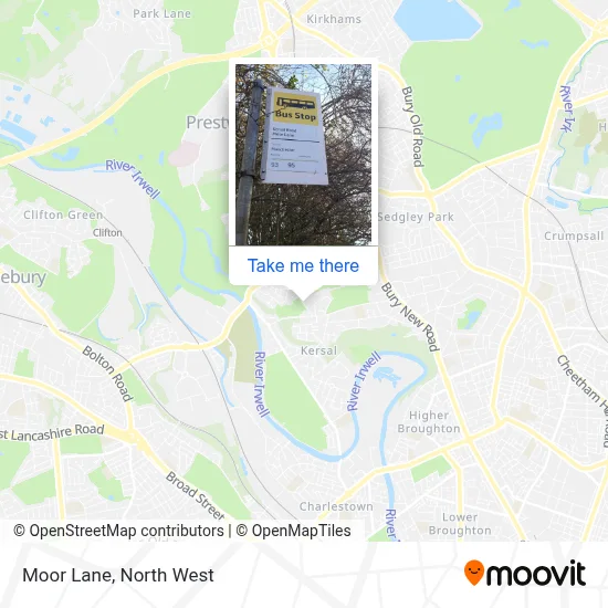 Moor Lane stop - Routes, Schedules, and Fares